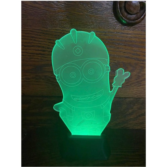 Minions | Accents | 7 Color Changing 3d Despicable Me Minion Night ...